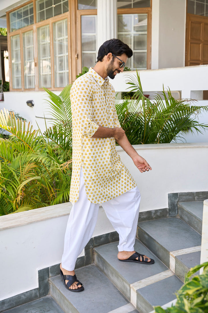 Haldi Kurtas for Men | Haldi Ceremony Collection | Riwaat – Riwaat.com